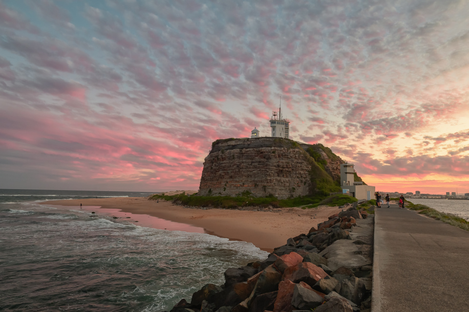 Sunset at Nobbys | jensphotos | Blipfoto