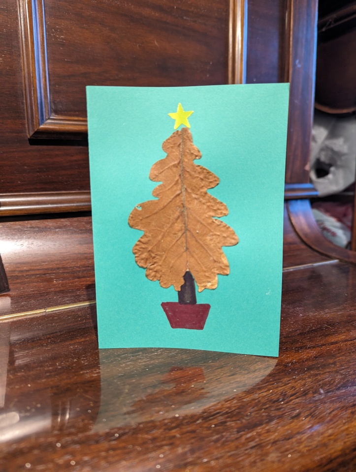 A deciduous christmas tree card | barbarathomson | Blipfoto