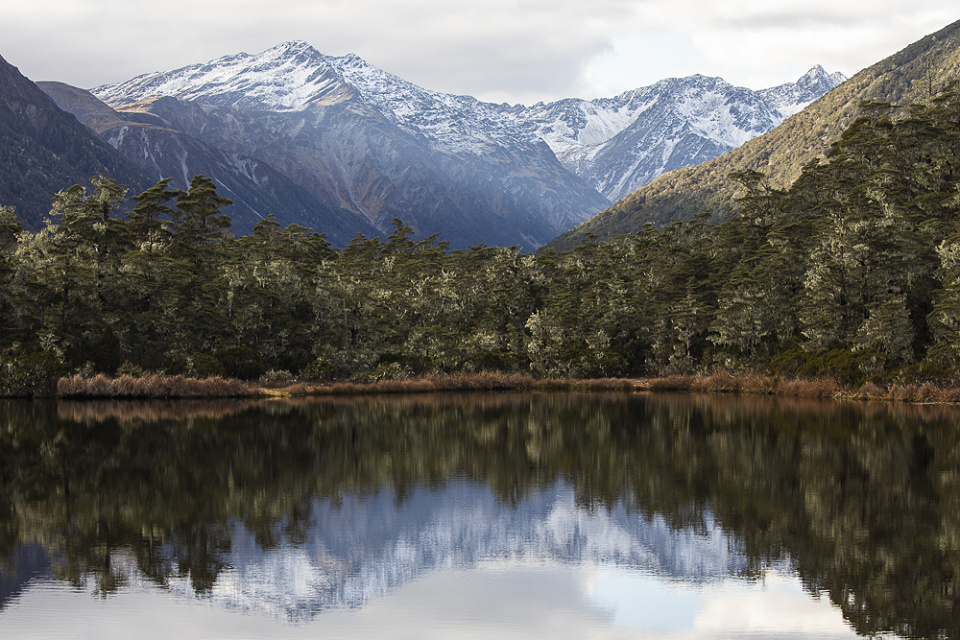 Lewis Pass tarn | twigs | Blipfoto