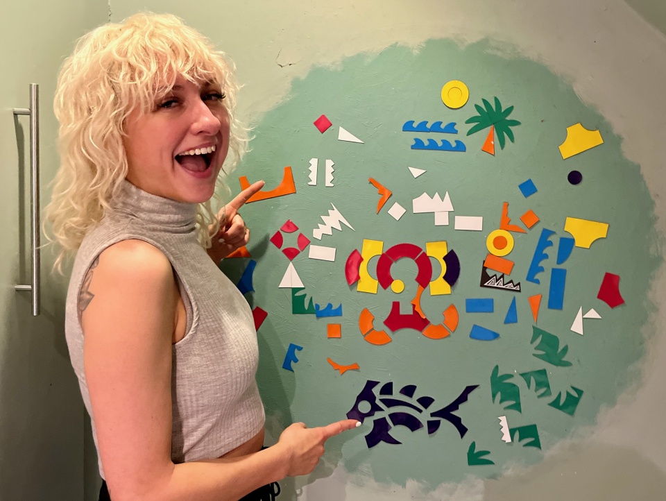 Polly and a new picture | hazelh | Blipfoto