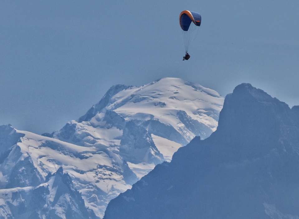Flying “over” Mt. Blanc | HilarysView | Blipfoto