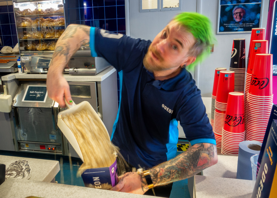 Josh Pours Popcorn | PaulShelley | Blipfoto