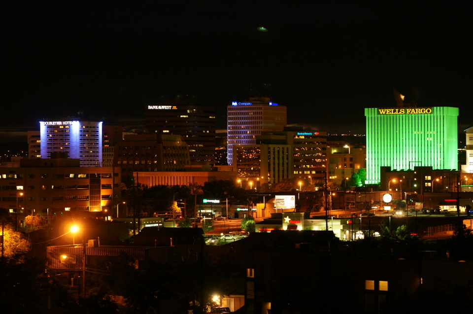 Night lights of Albuquerque NM | terry | Blipfoto