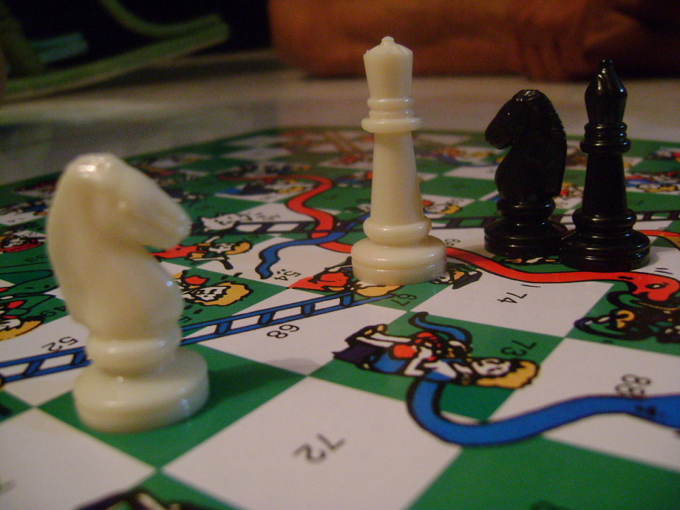 Snakes & Ladders with Chess Pieces | anamnesis | Blipfoto