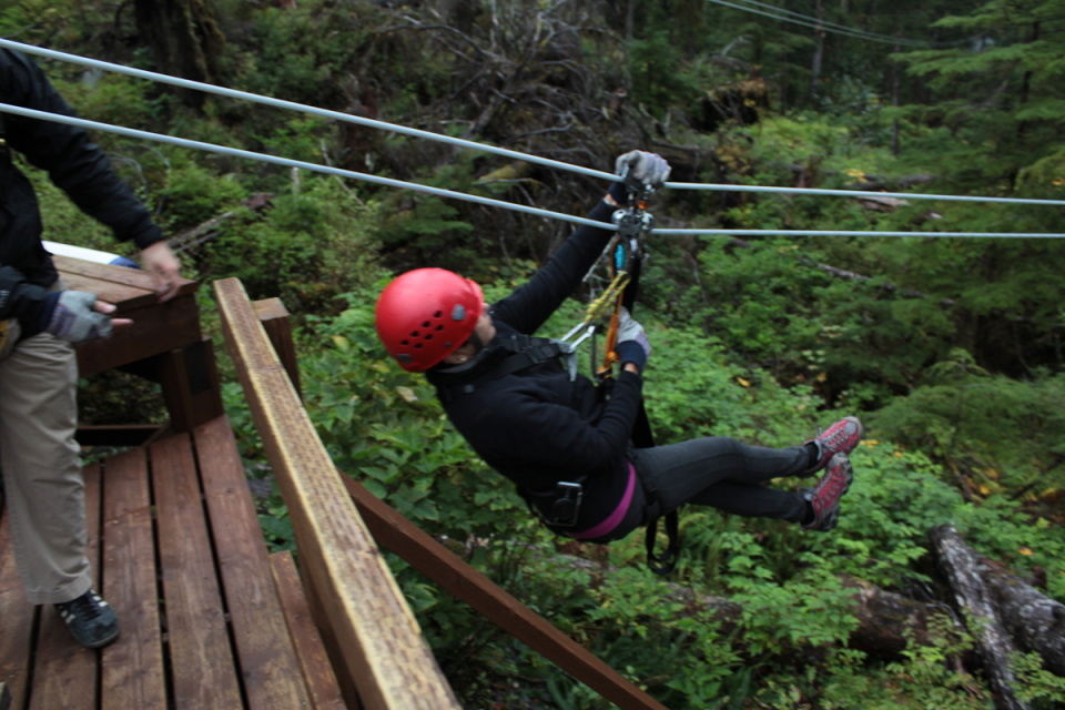 Zip-lining in Ketchikan | ladyleah6 | Blipfoto