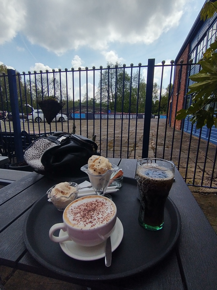 Coffee, funky Monkey & well well Well | BikerBabe | Blipfoto