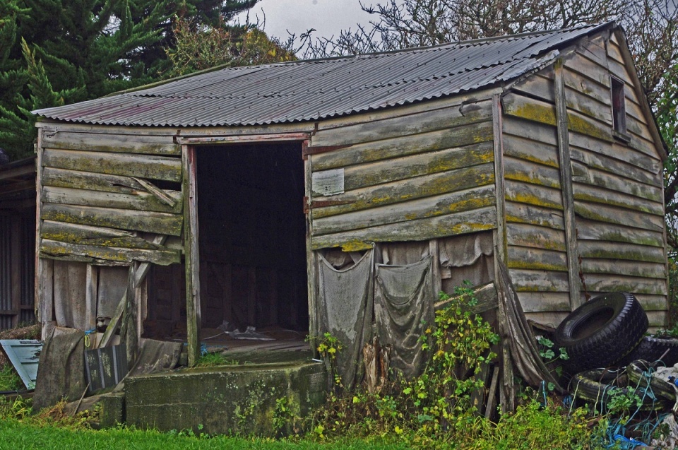 Old shed in the rain | mpp26 | Blipfoto