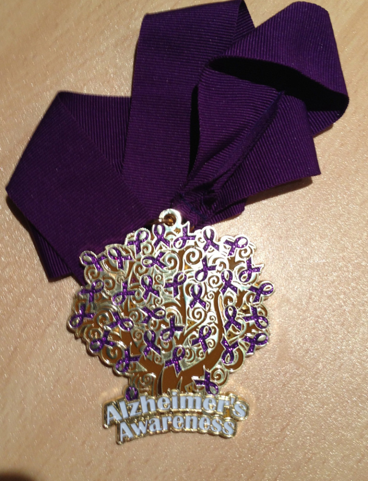 Lovely purple medal | Diarised | Blipfoto