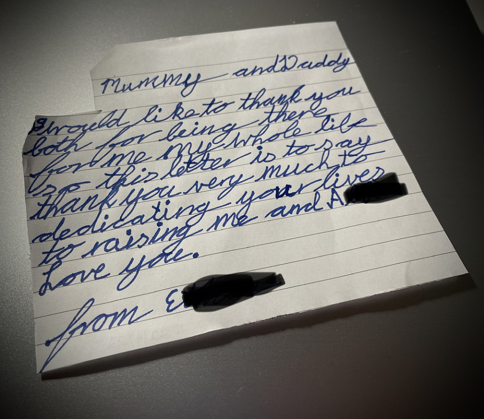 Just a wee note | madnessfollows | Blipfoto