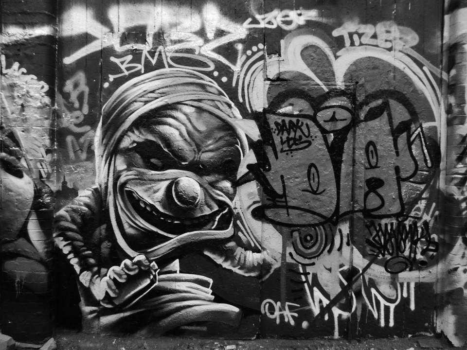 Scary graffiti | duncan | Blipfoto