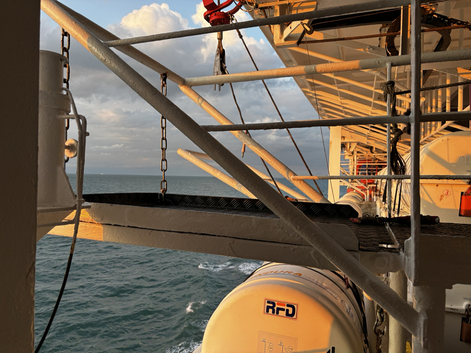 Just a ship at sunset | hildasrose | Blipfoto