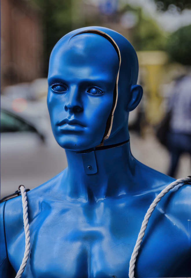 Blue Man | gblrps | Blipfoto