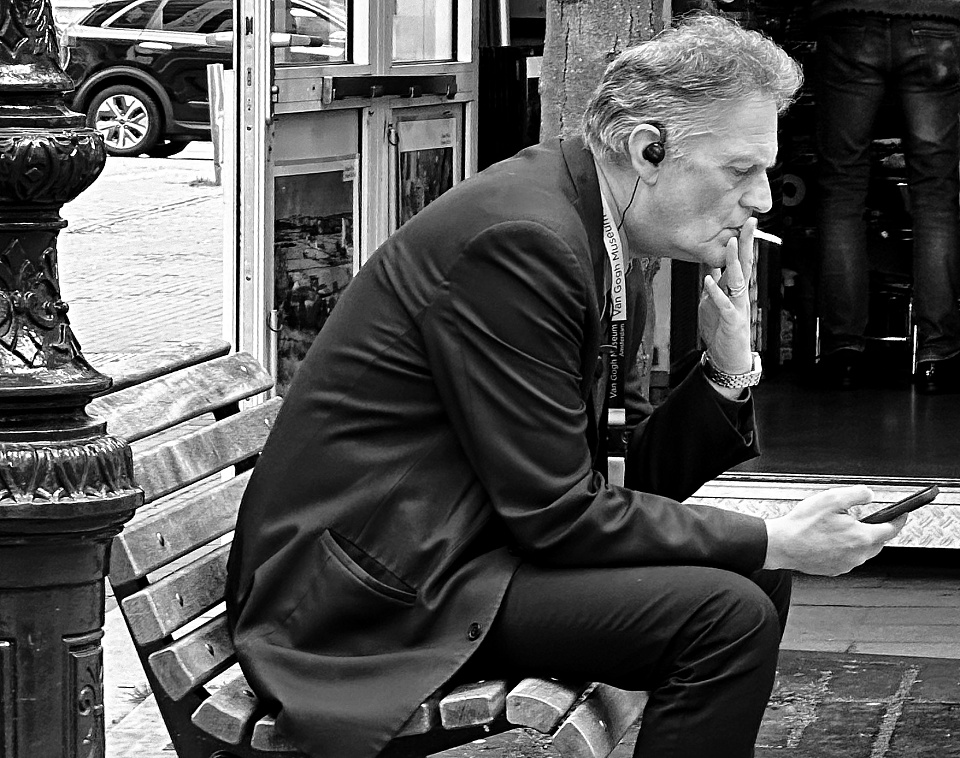 ‘Fag Break from Van Gogh Museum’ | Chris_P | Blipfoto