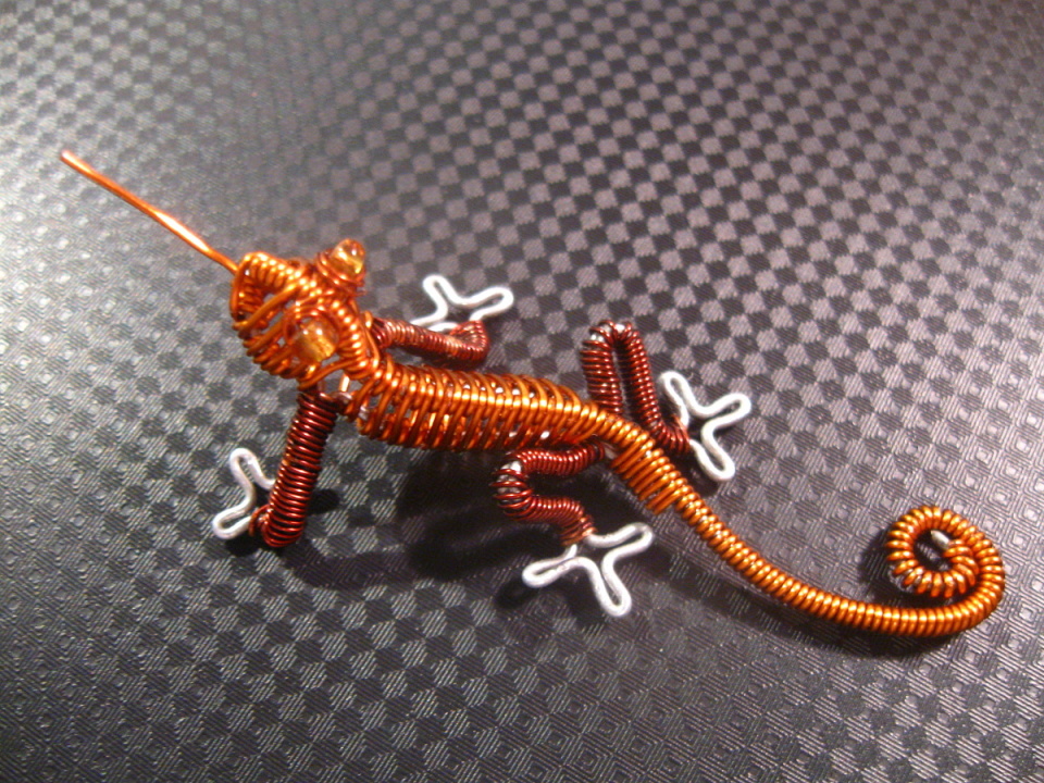 Wire Gecko | ViolaMaths | Blipfoto