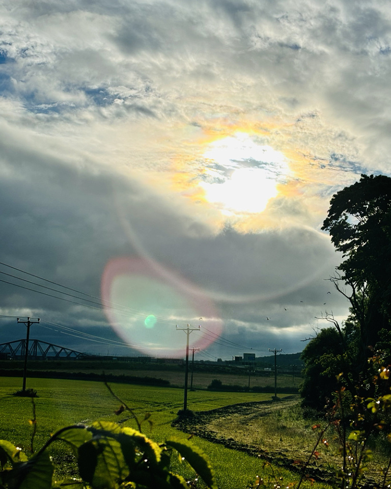 Sun through dark clouds | KDblip | Blipfoto