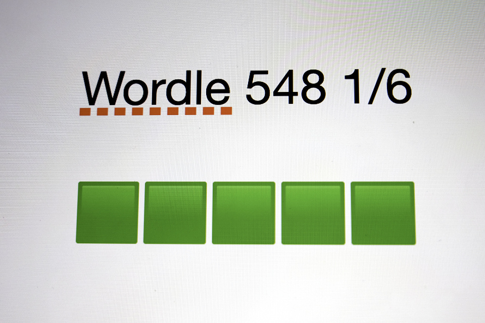 wordle in one! | LesleyAlsford | Blipfoto