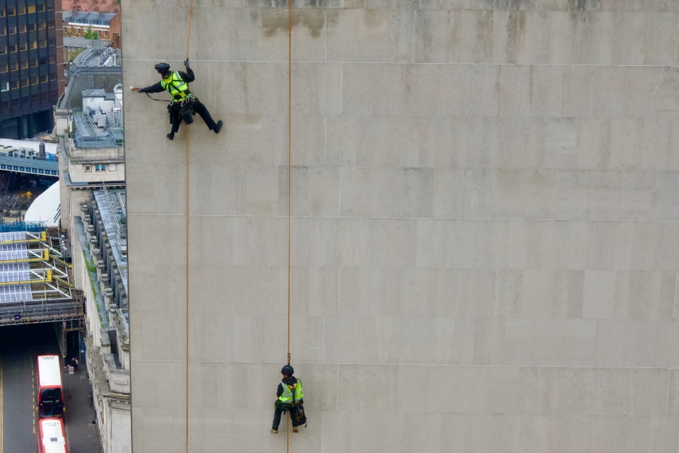 Abseiling down a derelict | LauraBlack | Blipfoto