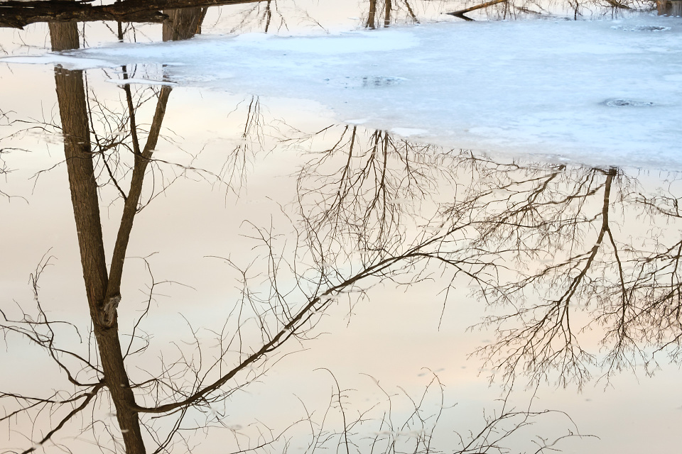 Spring Ice Reflections | MikeWest | Blipfoto