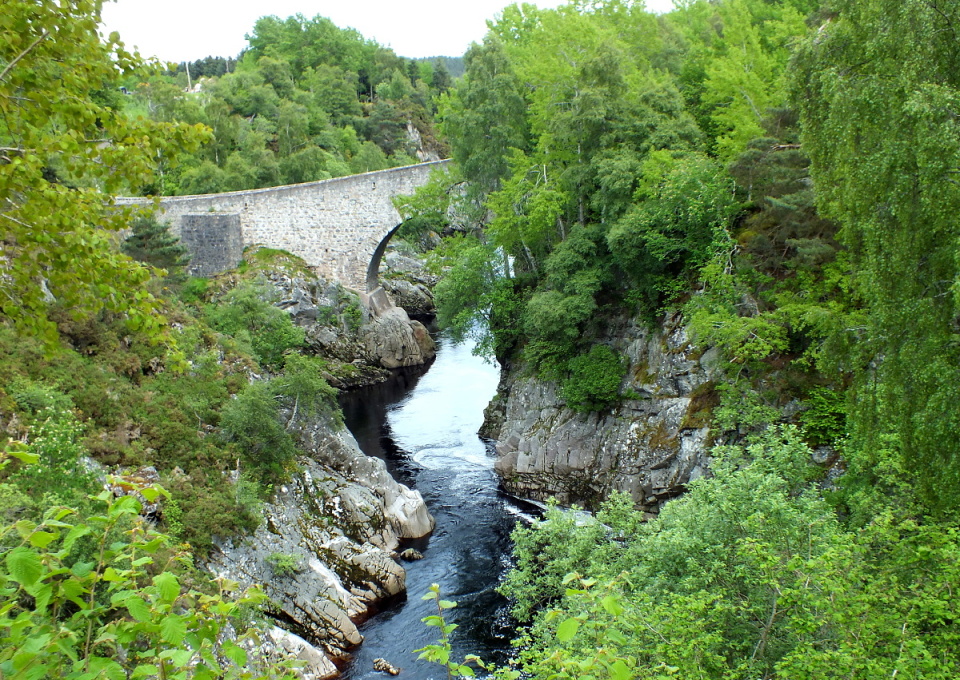 Dulcie Bridge and The River Findhorn. | Baron | Blipfoto