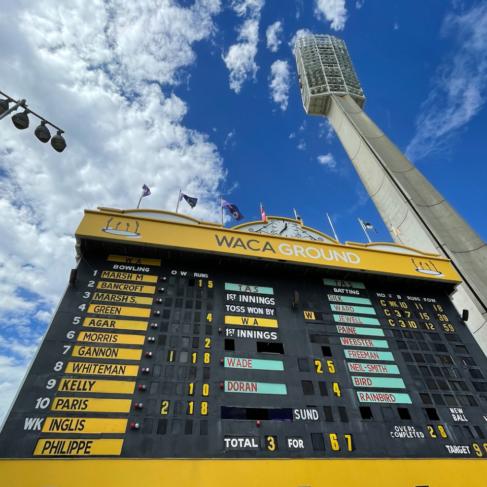 WACA traditional scoreboard | Allan46 | Blipfoto