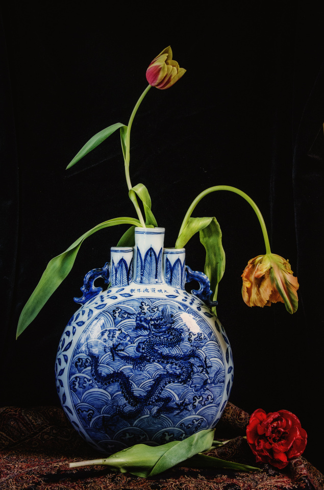 Dragon and tulips | Ingeborg | Blipfoto
