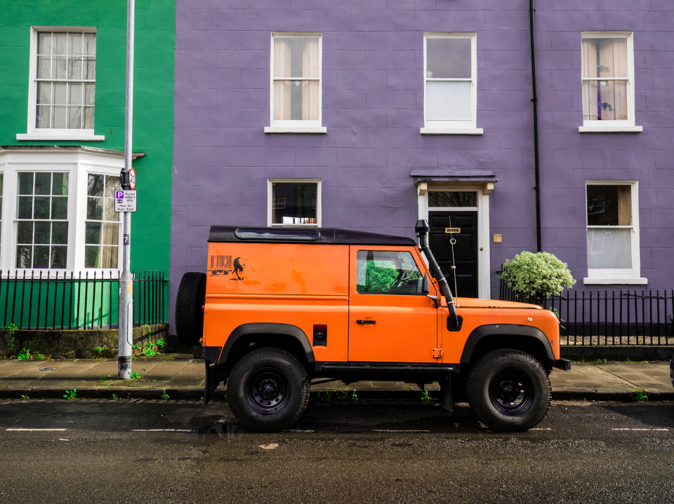 Orange Land Rover | RobBris50 | Blipfoto