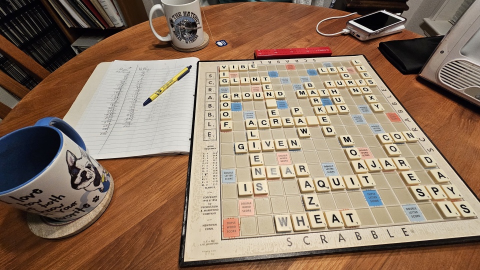 Late afternoon Scrabble game | KEB | Blipfoto