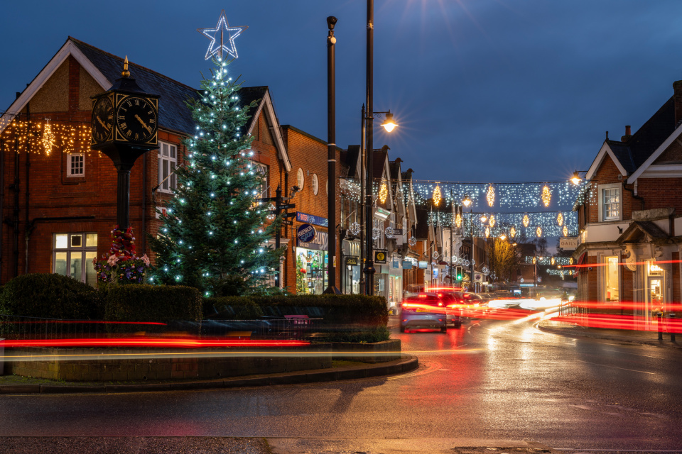Village Christmas lights | NickyR | Blipfoto