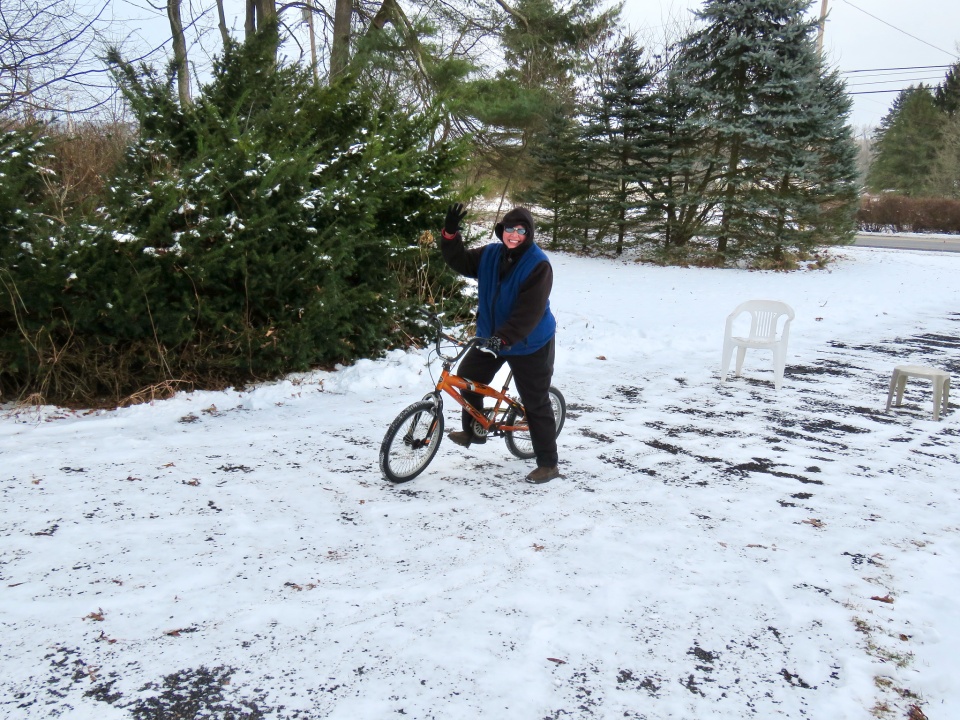 Bike Riding in Snow / Straight Cheddar Pie Inferno | GirlWithACamera ...