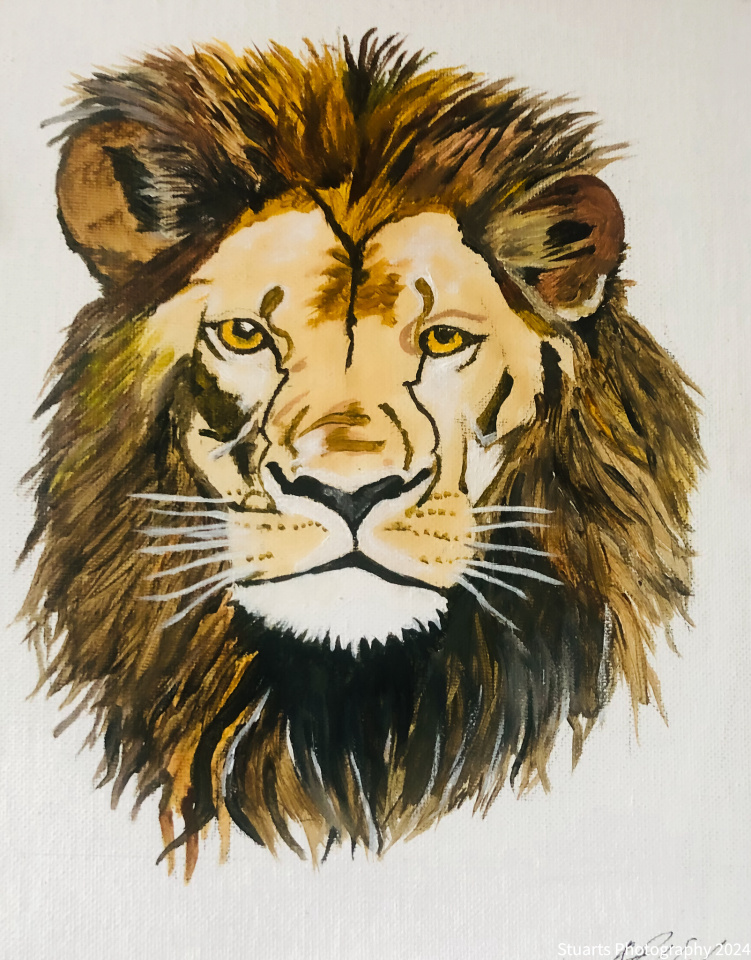 Lions head (painting) | Stuart46 | Blipfoto