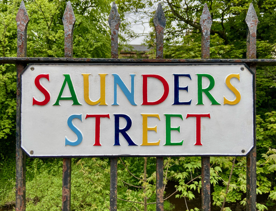 Saunders Street sign | hazelh | Blipfoto
