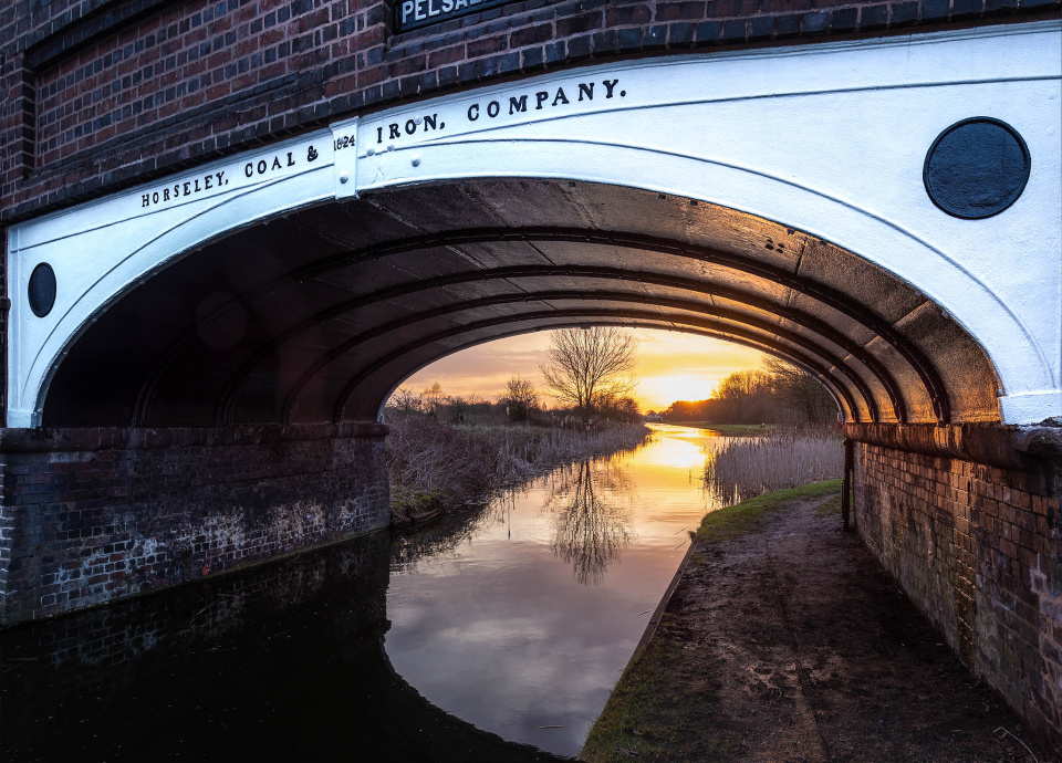 Sunrise through Pelsall Works Bridge | GrahamColling | Blipfoto
