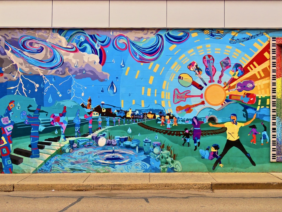 Colors of Music - A Mural | GirlWithACamera | Blipfoto