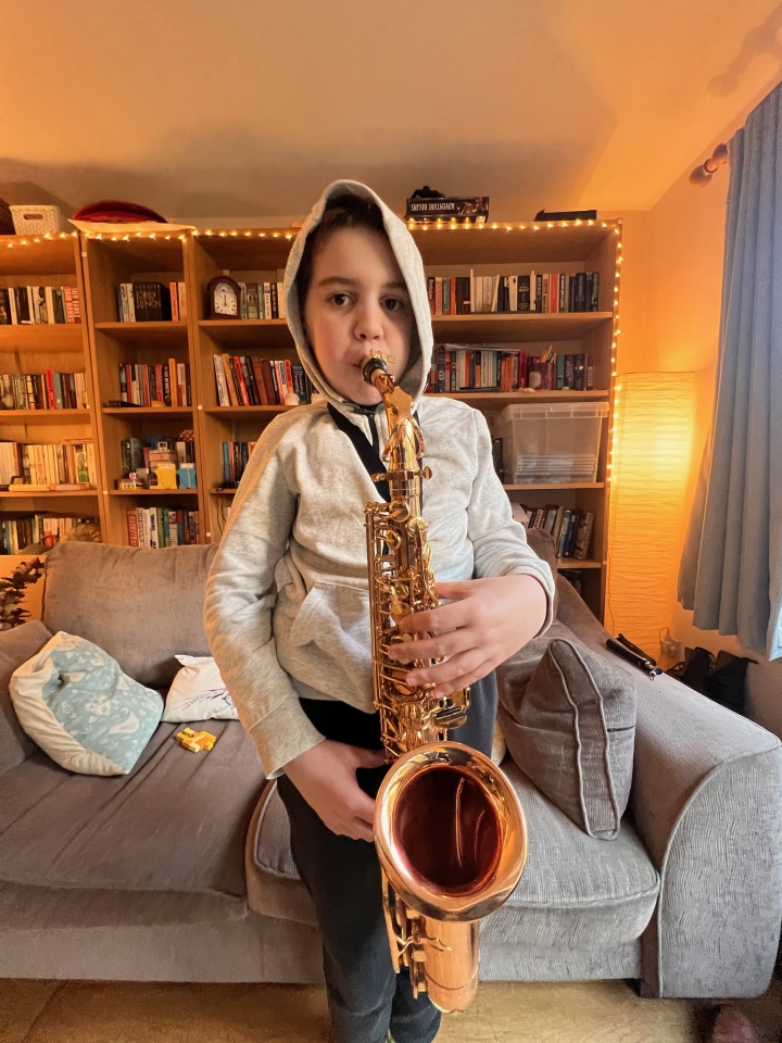Conor's Saxophone Lesson | OrlaConor | Blipfoto