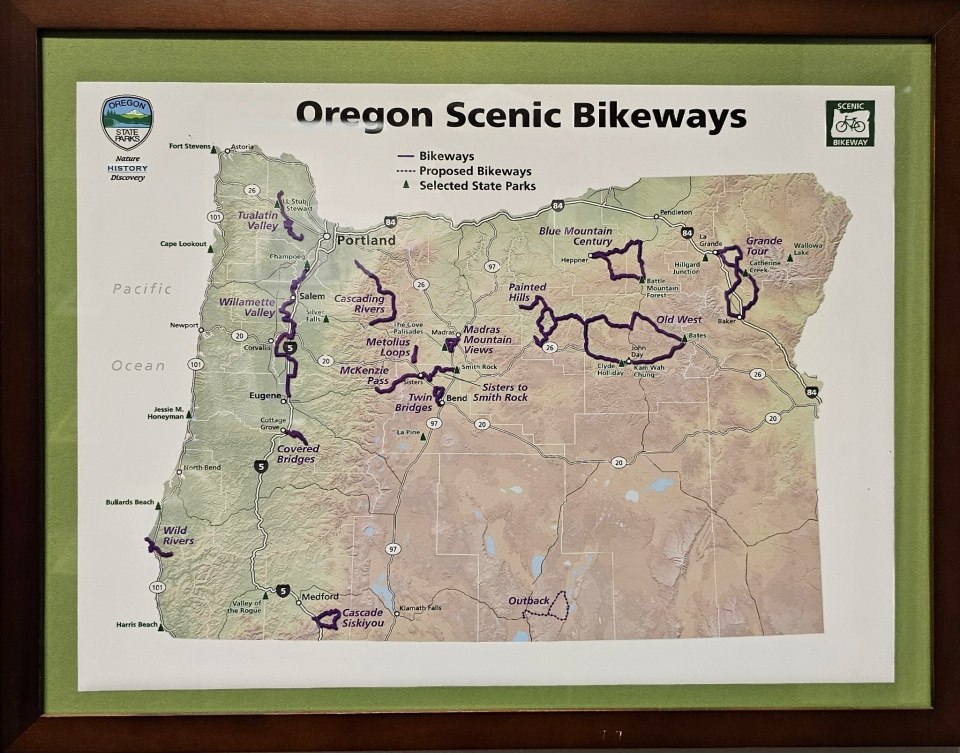 Oregon Scenic Bikeways Map | RonaldBerry | Blipfoto