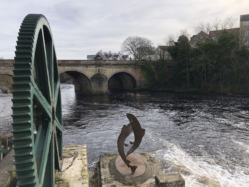 Wetherby Bridge, Mill Wheel and Salmon Leap | Tryfan46 | Blipfoto