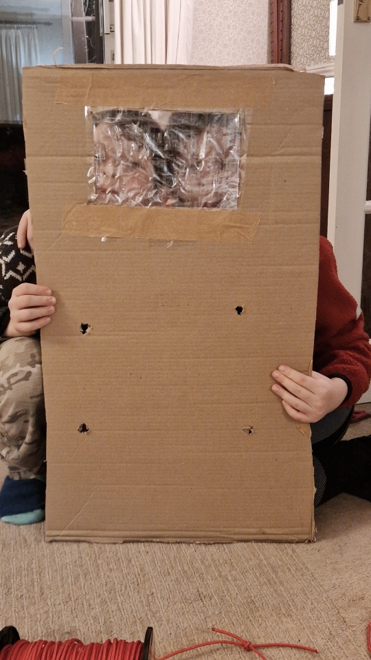 Making a shield for a friend | Lenore | Blipfoto