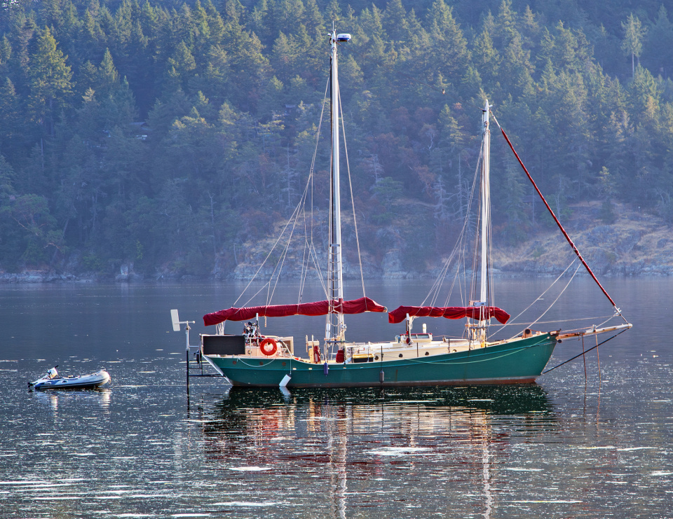 Boat in Fulford harbour | Nanzy19 | Blipfoto