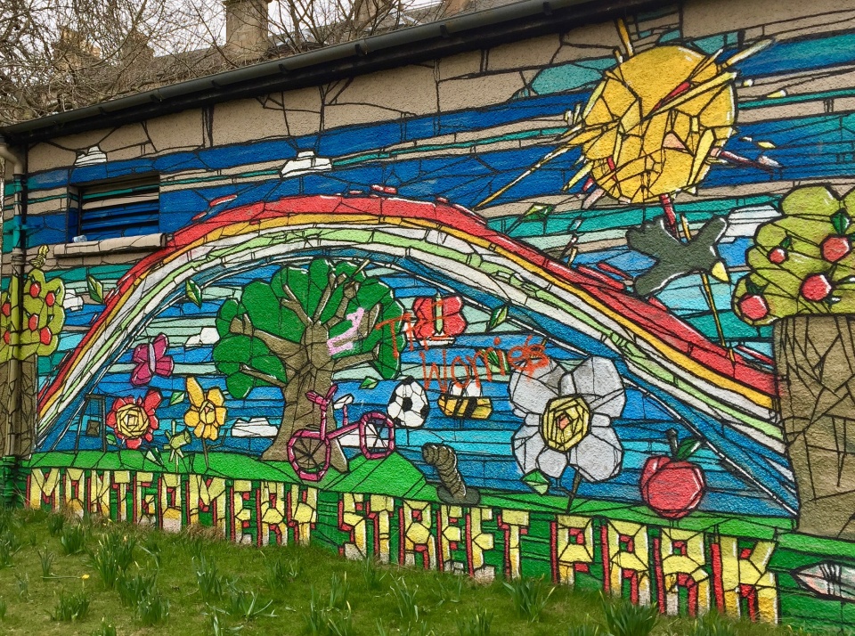 Montgomery Street Park mural | hazelh | Blipfoto