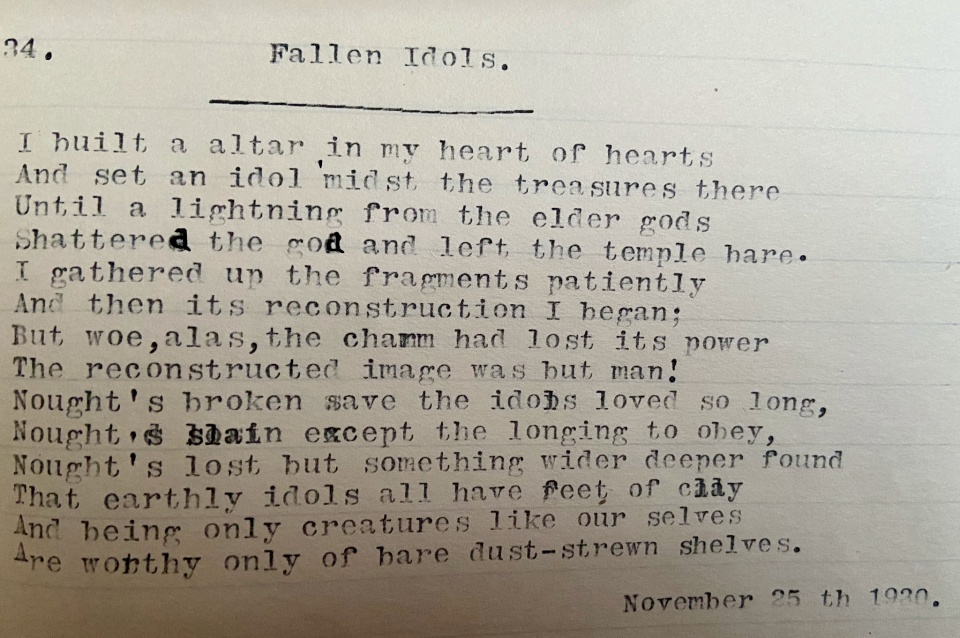 Poem: Fallen idols | LornaL | Blipfoto