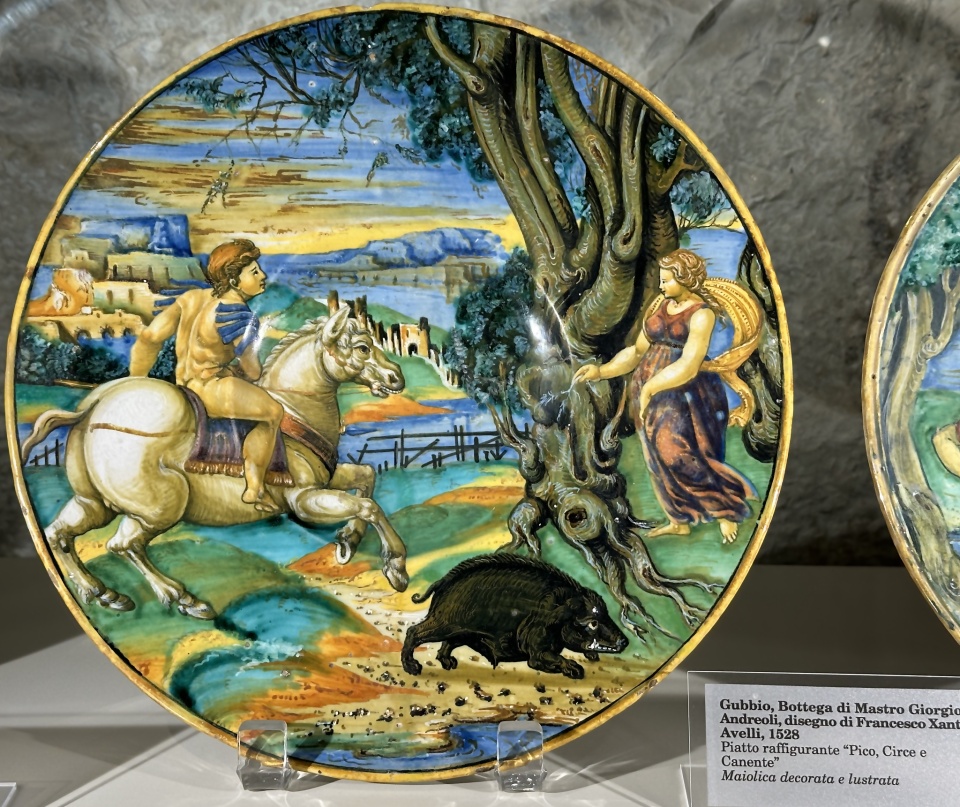 Greek Myth on 16th c Gubbio Ceramic Plate | GenuineBlip | Blipfoto