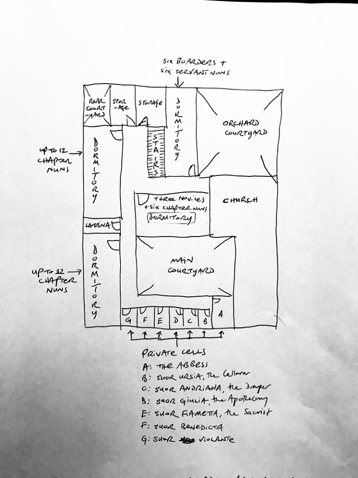 Floor plan for a convent in #CesareAldo 2 | davidbishop | Blipfoto