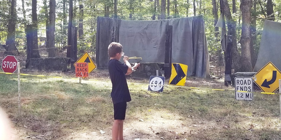 Boy Scout Camp Sling Shot Booth | TurtleBug | Blipfoto