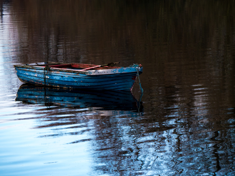 Little blue boat | kwdiane | Blipfoto