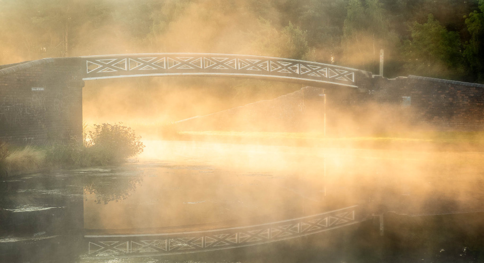 Light and Mist, Pelsall Junction Bridge | GrahamColling | Blipfoto