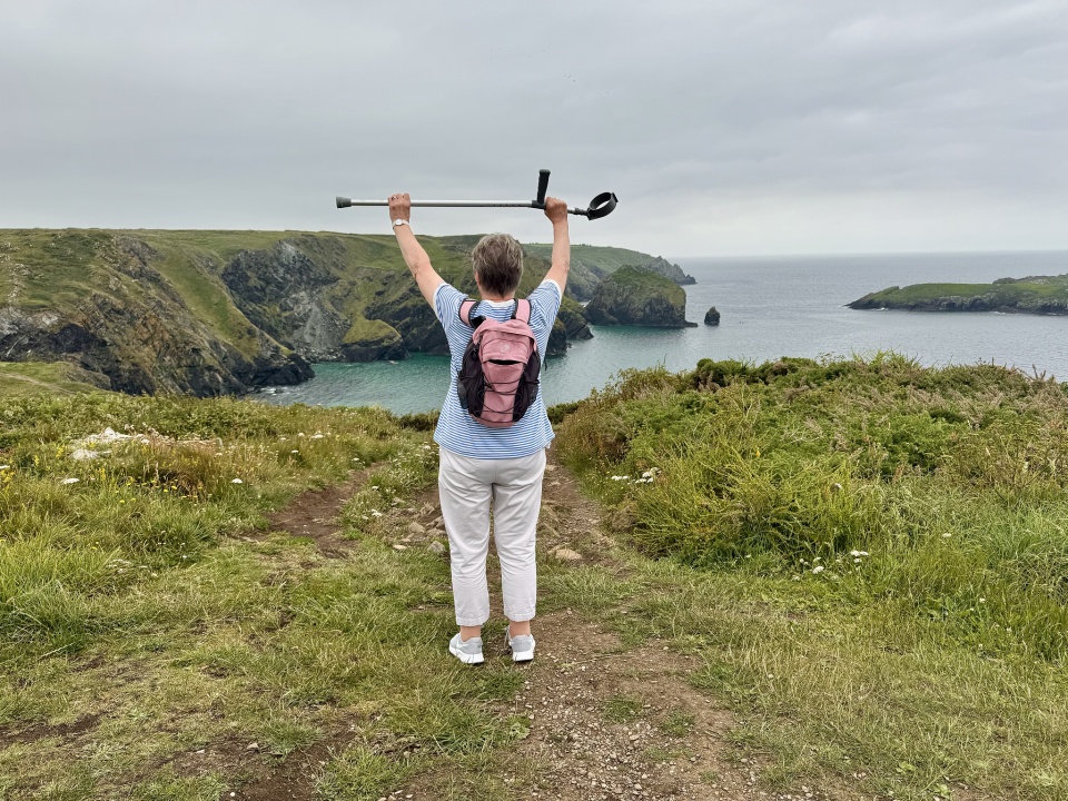 Celebrating! My first cliff walk! | biddy | Blipfoto