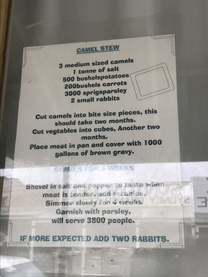 Camel stew | Pomona | Blipfoto