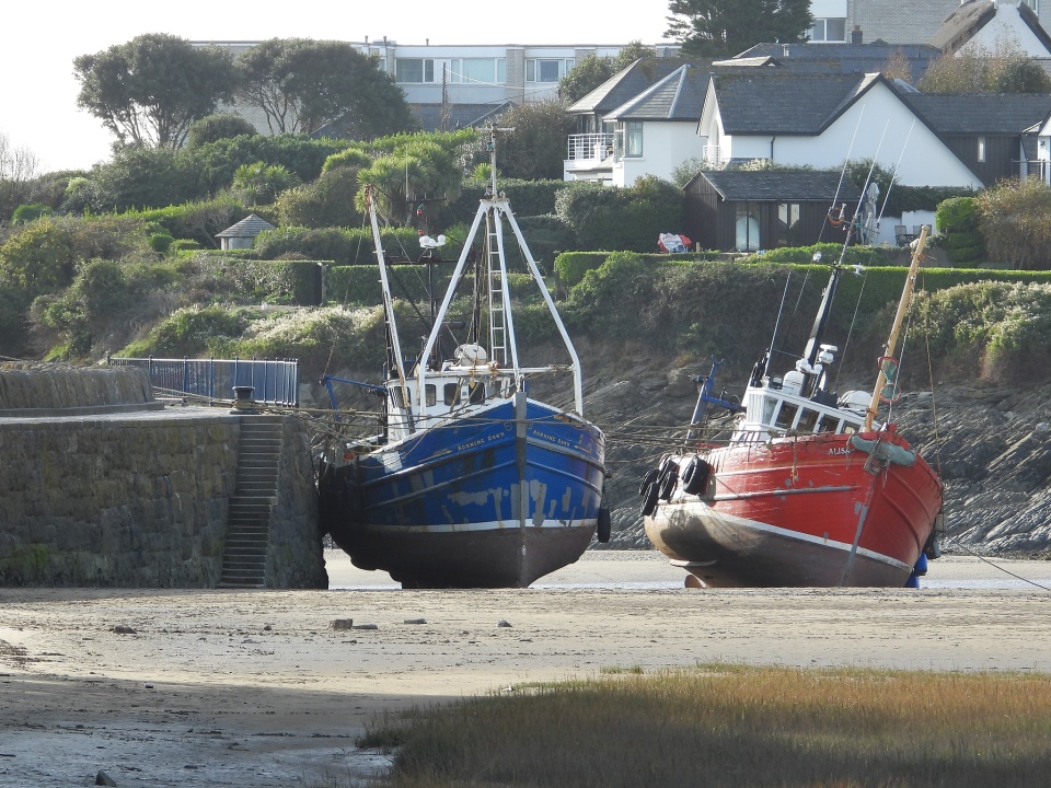 Fishing boats in Watchtower Bay, Barry Island. | Focusman | Blipfoto