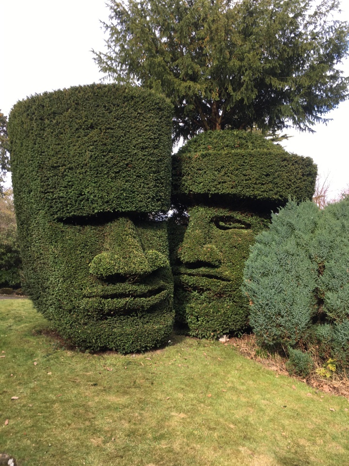 Topiary Heads - Dalmeny Estate | RegardsFromEdin | Blipfoto