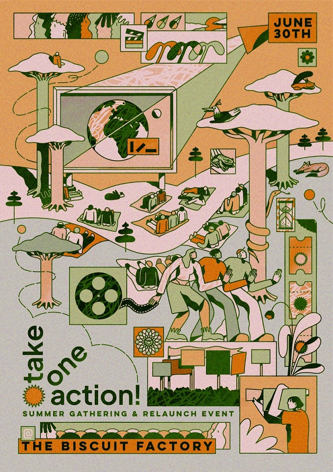 Take One Action poster | Martinski | Blipfoto
